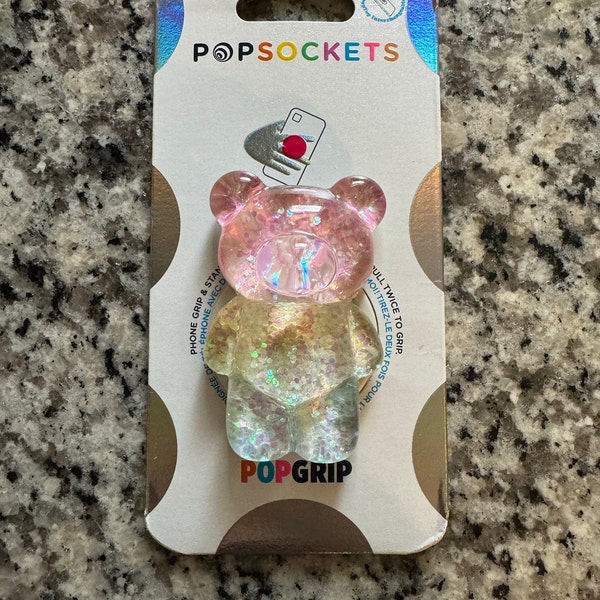 Pastel Rainbow Gummy Bear Popsocket Popgrip - Etsy Canada