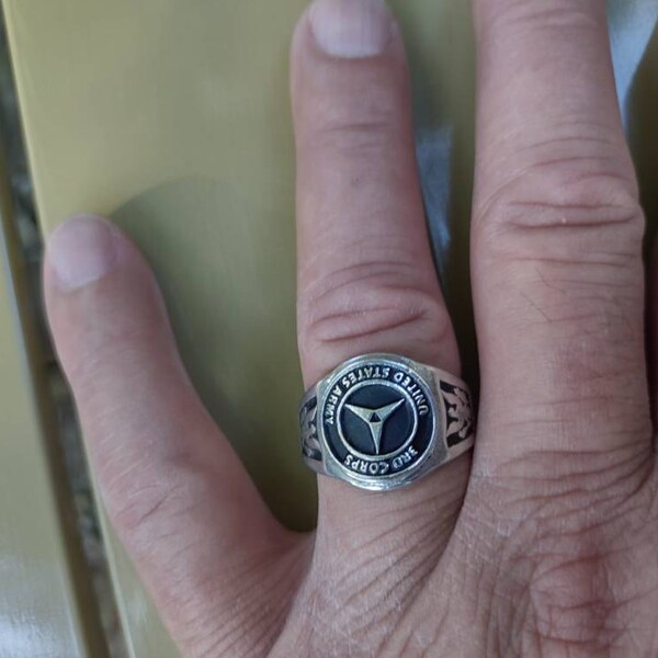 16TH Military Police Brigade Insignia Ring MP Service Ring Military ...