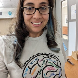 School Social Worker Laminated Heart Sticker, Waterproof Vinyl ...