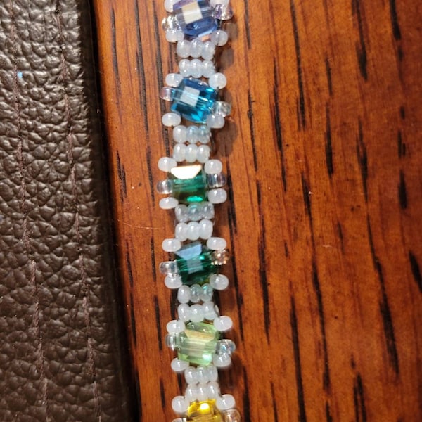 100/pc Crystal Square 4mm Beads Beveled Glass Faceted Loose Beading for ...