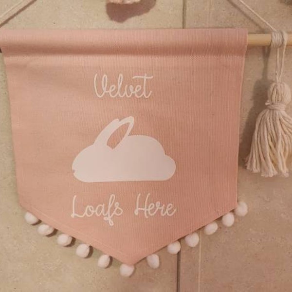 Custom Felt Pennant Flag Personalized Name - Etsy