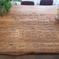 MDF Laser Cut Names Wedding Place Names Table Decoration MDF Placename ...