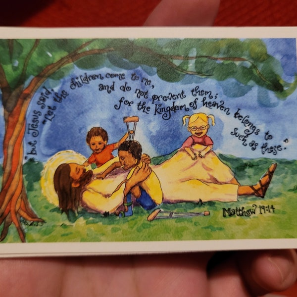 Disabled Children With Jesus; Personalized Gift for Moms, Teachers ...