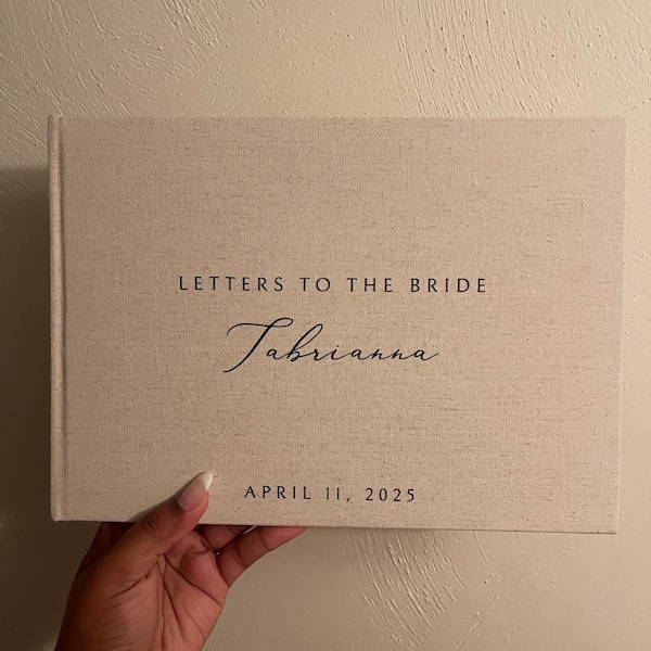 Letters to the Bride Book, Letters to Bride Book Gold, Bachelorette ...