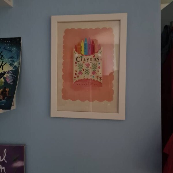 Crayons, Rainbow Crayons, Kids Art Prints, Kids Art Print, Colourful ...