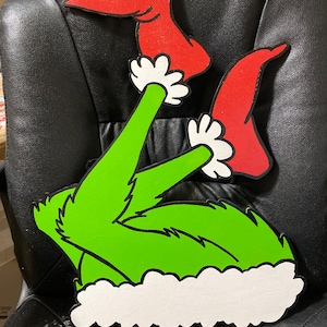 Grinch Legs Stuck in Tree Multiple Sizes Laser Cut Shapes Unfinished ...