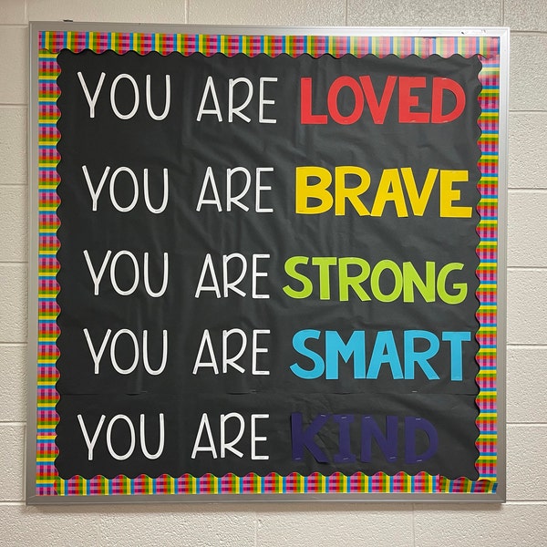 You Are| Bulletin Board Cutouts Decor - Etsy
