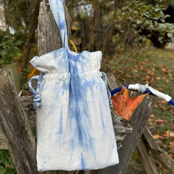 REVERSIBLE Japanese Shibori Bucket Hat Hand-dyed 100% Cotton With Hand ...