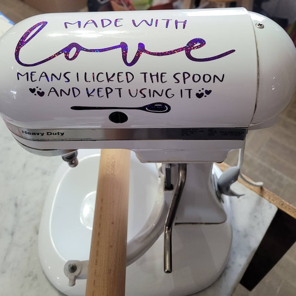 Stand Mixer Decal/kitchenaid Decal/sticker - Etsy