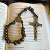 Indestructible Rosary Heavy-duty Gunmetal Beads and 2.5 Benedict ...