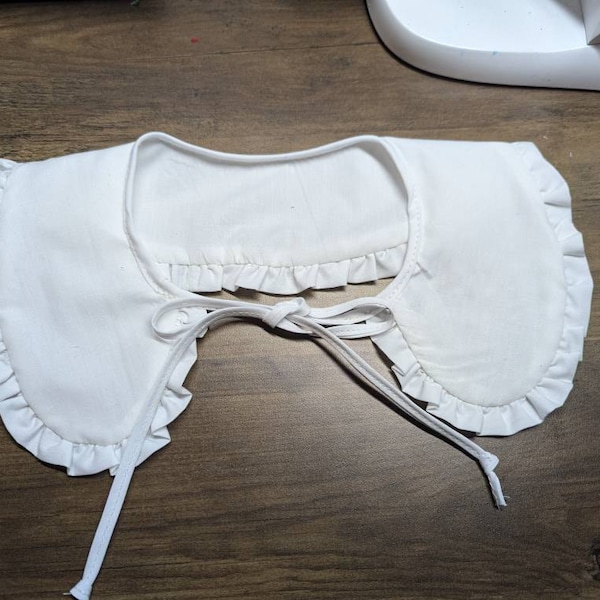 Frill Collar PDF Sewing Pattern, Video Tutorial and Photo Step by Step ...