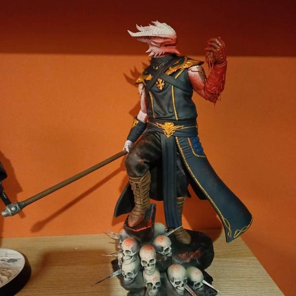 The Dark Urge Statue 3D Printed | Gift for Gamer | BG3 Figure ...