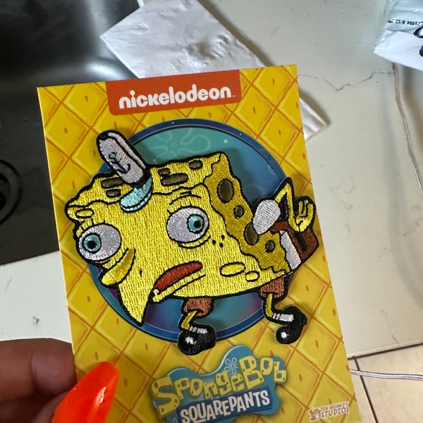 Officially Licensed Spongebob Squarepants Spongemock Patch Cartoon ...