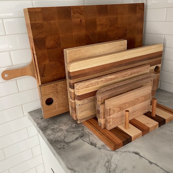 Cutting Board Rack - Etsy
