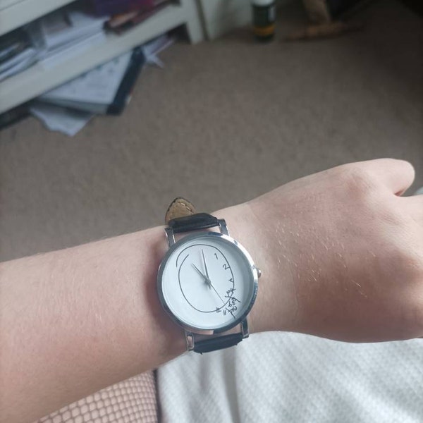 Scrambled Time Wristwatch - Will Graham - Disturbed Clock - Etsy