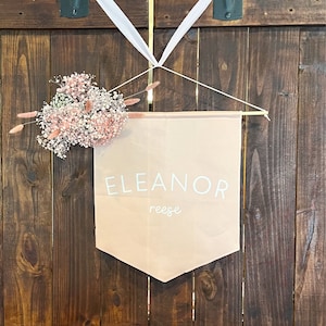 Custom Colorful Name Banner Custom Pennant Personalized - Etsy