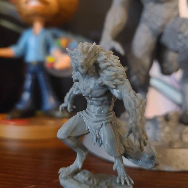 Werewolves (4 Different Models) | 28mm and 32mm Scale | 65mm | Resin ...