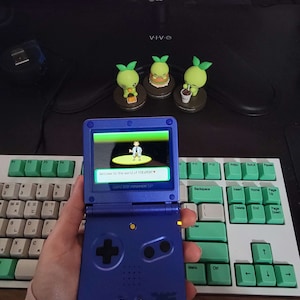 Pikachu cheekachu Custom Gameboy Advance SP Bundle W/ IPS V2 - Etsy