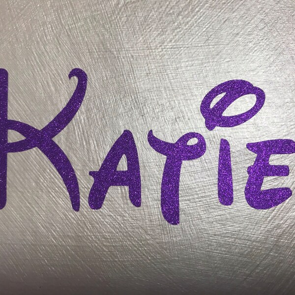 Disney Name Decal | Disney Name Sticker | Custom Disney Name ...