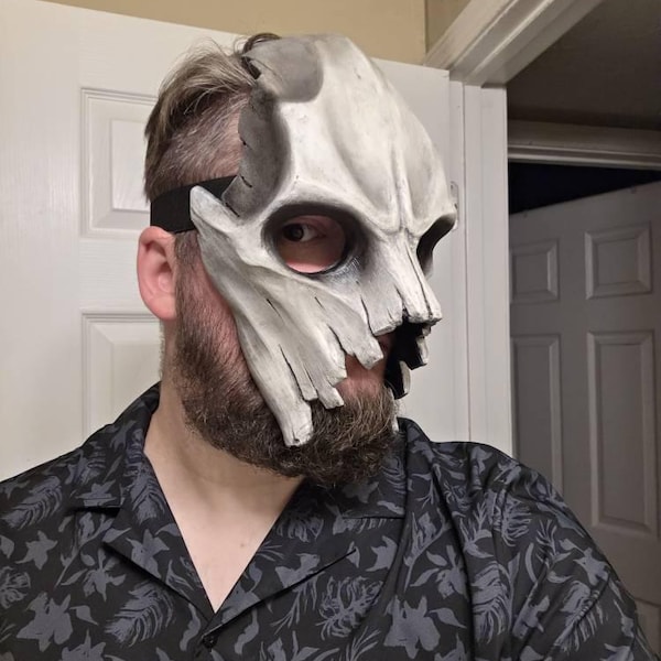 Fantasy Bird Skull Mask, Corvus / Raven / Crow, Half Mask - Etsy