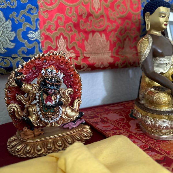 12 Inches Long Kangling Made of Bone and Metal. Chod Bone Trumpet ...