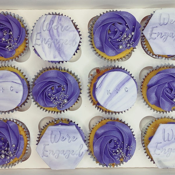 Were Engaged Cookie Stamp, Fondant Stamp, Cookie Embosser, Engagement ...