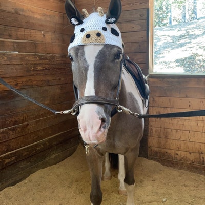 Horse Bonnet Horse Cow Hat Horse Clothing Cow Hat Equestrian Gift ...