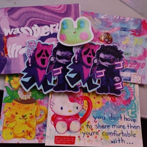 Moshi Moshi Slasher Stickers - Etsy