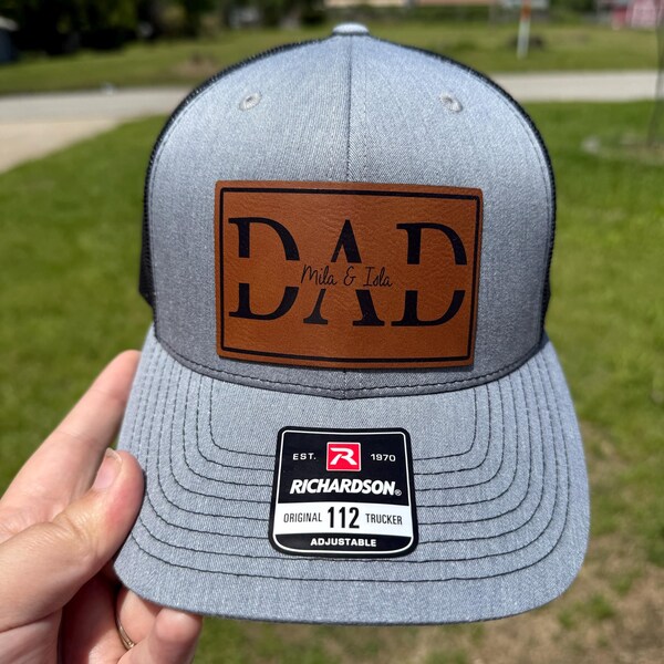 Custom Dad Hat With Kids Names Personalized Dad Hat Fathers Day custom-dad-hat-with-kids-names-personalized-dad-hat-fathers-day