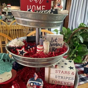 Camping Themed Mini Book Stack Tiered Tray Decor / Gray Themed - Etsy