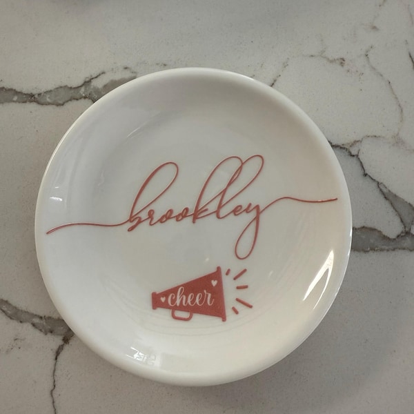 Softball Jewelry Dish, Softball Team Gift, Personalized Trinket Dish ...