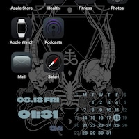 IPhone 15 Ios 17 Dark Mode Icons Pack - Etsy Canada