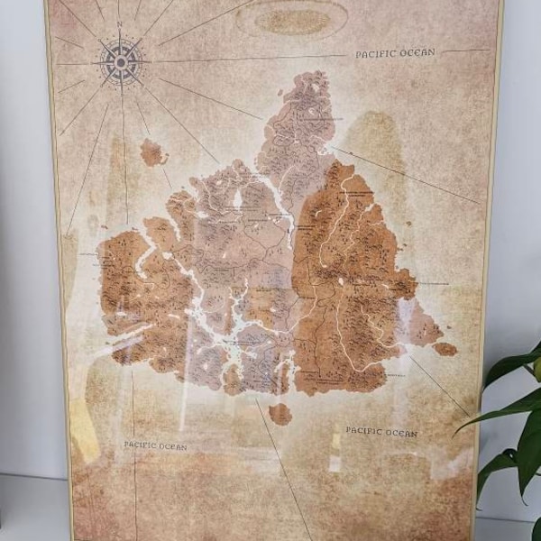 Jurassic Park Isla Sorna Map Poster: the Lost World, Site B - Etsy