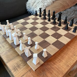 Modern Go Set Wooden Go Board Game Handmade Unique Go Set | Etsy