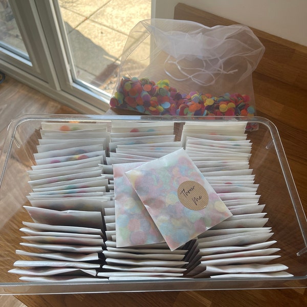 Biodegradable Confetti Bright Rainbow Confetti Mix Perfect for Carnival ...