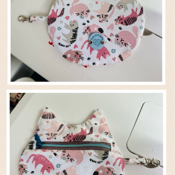 Sewing Pattern//bag Pattern Pdf//cat Pouch Pattern//zipper Pouch ...