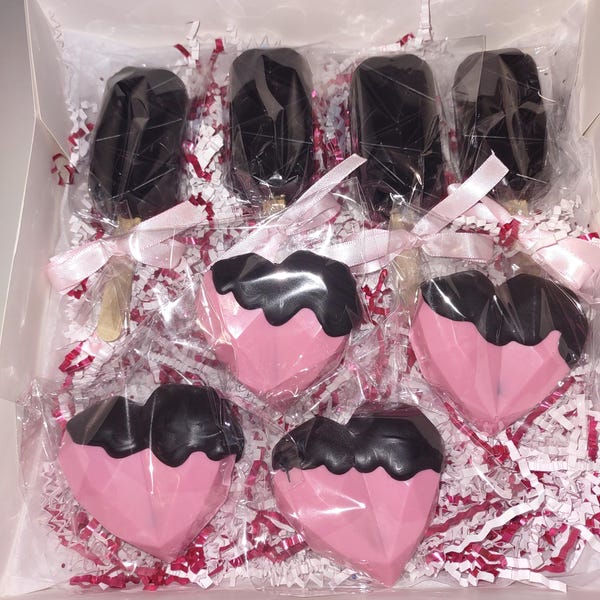 Skull N Roses Candy Coated Fudge Brownie Cakesicles | Gothic Dessert ...