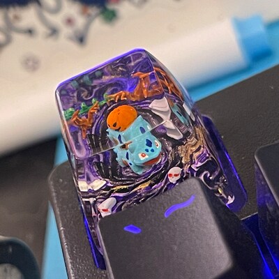 FROZEN WINTER HOME Artisan Keycap Custom Resin Esc Keycaps - Etsy