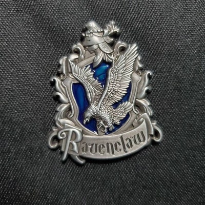 Bird House Crest Silver Magic Hard Enamel Pin Wizard Book Pins ...