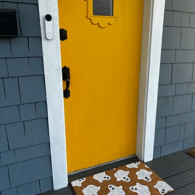 Ghost Doormat, Halloween Doormat, Cute Doormat, Halloween Decor, Front ...