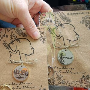 Custom Dog Tag Personalized Pet ID Tag Cat Collar Tag Engraved Dog Name ...