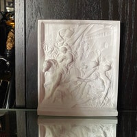 A Plaster Relief of Hercules Crowned by Glory Sculpture Relief Plaster ...