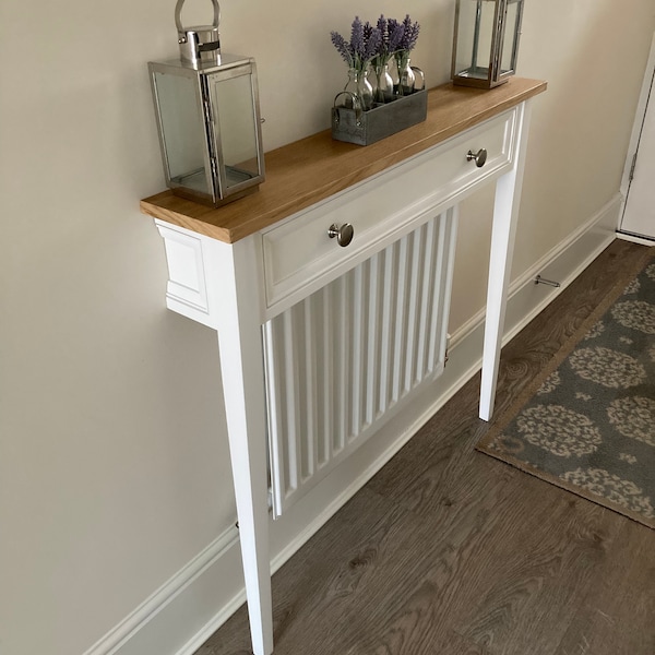 900mm Tall Elegant Radiator Cover, Table Shelf, Console Table. - Etsy UK