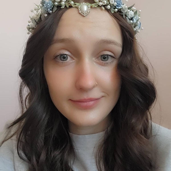 Fern Leaf Crown, Woodland Elven Tiara, Green Forest Circlet, Witchy ...