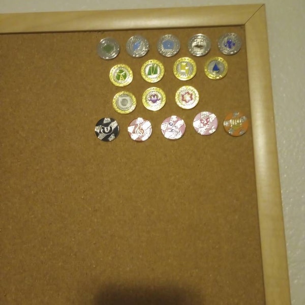 Complete Gary Oak Kanto Rival Pokemon Gym Badge Set of 10 Anime ...