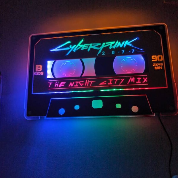 Cyberpunk 90s Floppy Disk Game Room Decor | Retro Diskette Wall Night ...