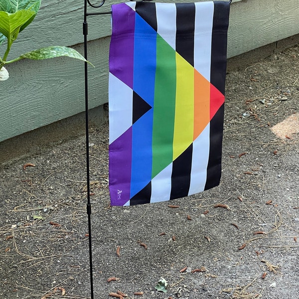 Teacher Flag, Rainbow Flag , Welcome Garden Flag, School or Daycare ...
