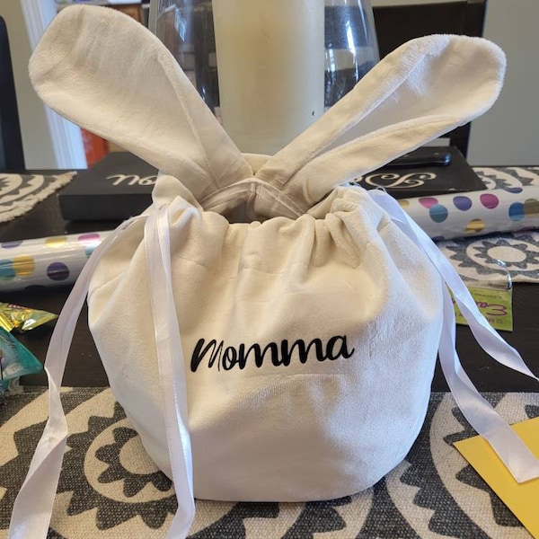 Personalized Easter Bags| Easter Gift Bags| Easter Baskets| Bunny Bags ...