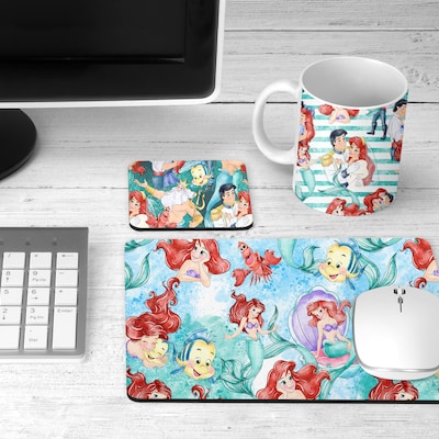 Dye Sublimation Office Desk Set Mockup Add Your Own Image and ...