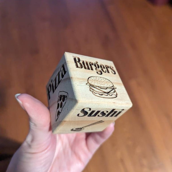 Dinner Dice - Custom Food Dice - Funny Gag Gift for Couples, Families ...